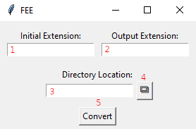 GitHub - PanjanDemi/FEE: A python script that converts files in a directory to another file type