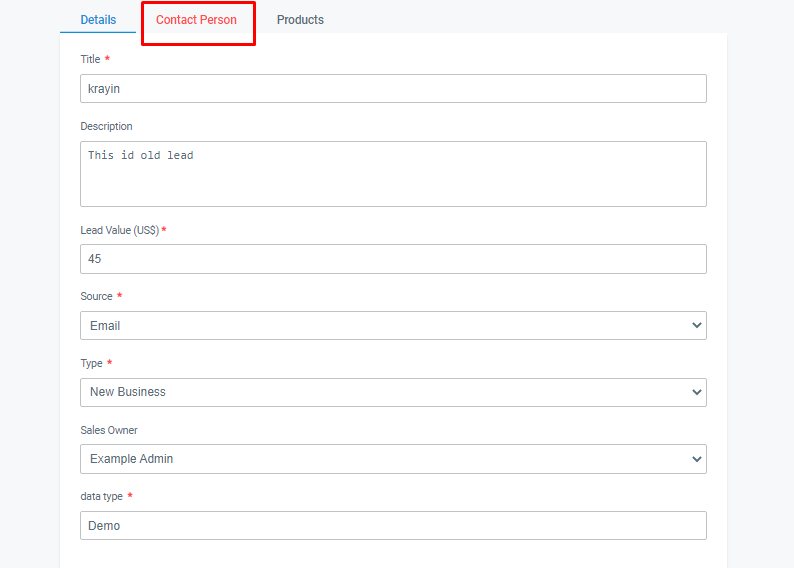 When we are creating the lead then The color should be change of the tab after filled all the ...