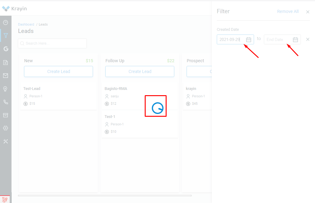 The Page Should Not Reload When We Are Selecting Start Date · Issue 375 · Krayin Laravel Crm