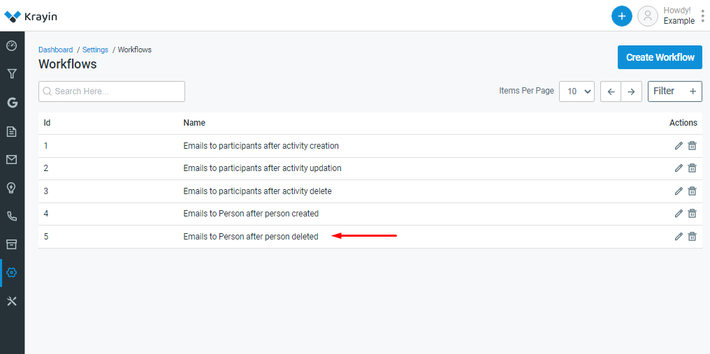 The person should be received mail , after delete person. if we have create a workflow for the ...