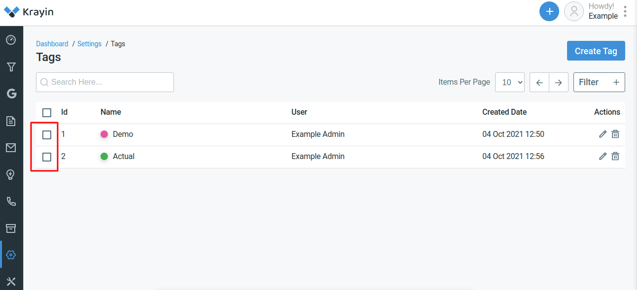There should be a option to delete the multiple tags at a time. · Issue #372 · krayin/laravel ...