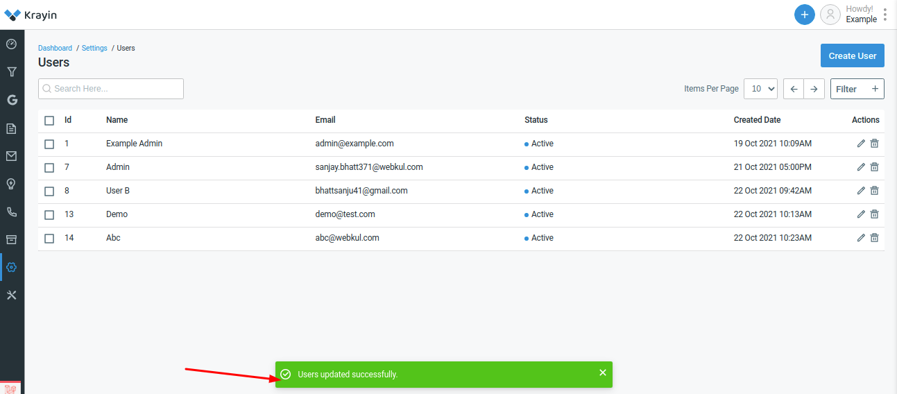 When the admin trying to delete self account the message should be correct · Issue #568 · krayin ...