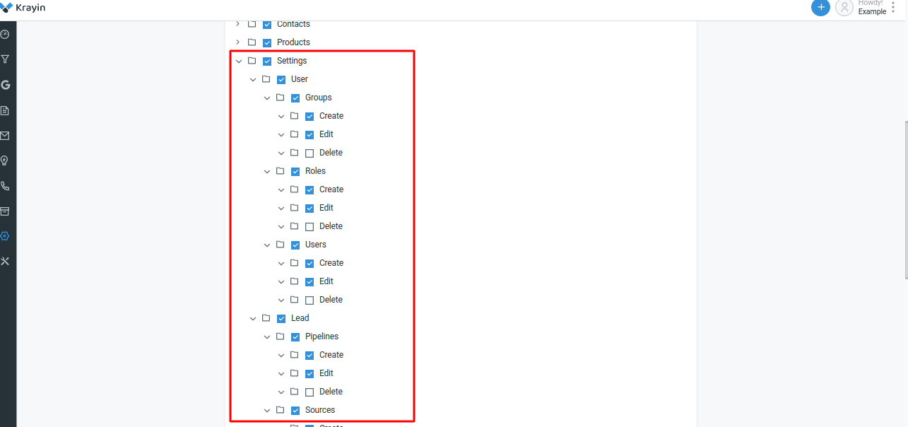 The Setting option should be visible if the user has permission for the same. · Issue #585 ...