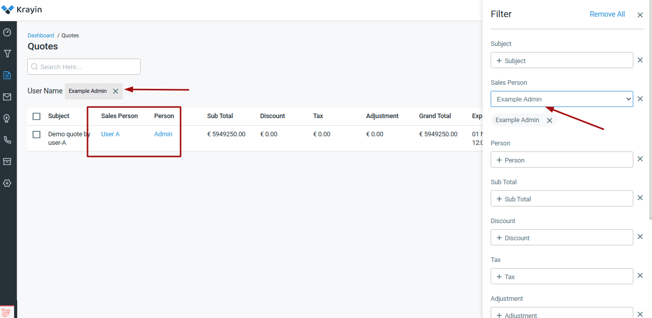 The filters should work properly when the user is trying to filter the tag by user name. · Issue ...