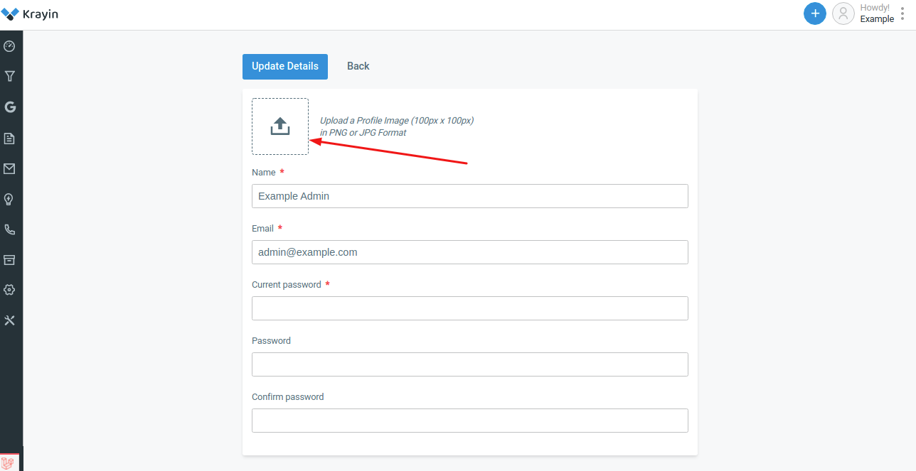 There should be an option to upload user profile picture · Issue #323 · krayin/laravel-crm · GitHub