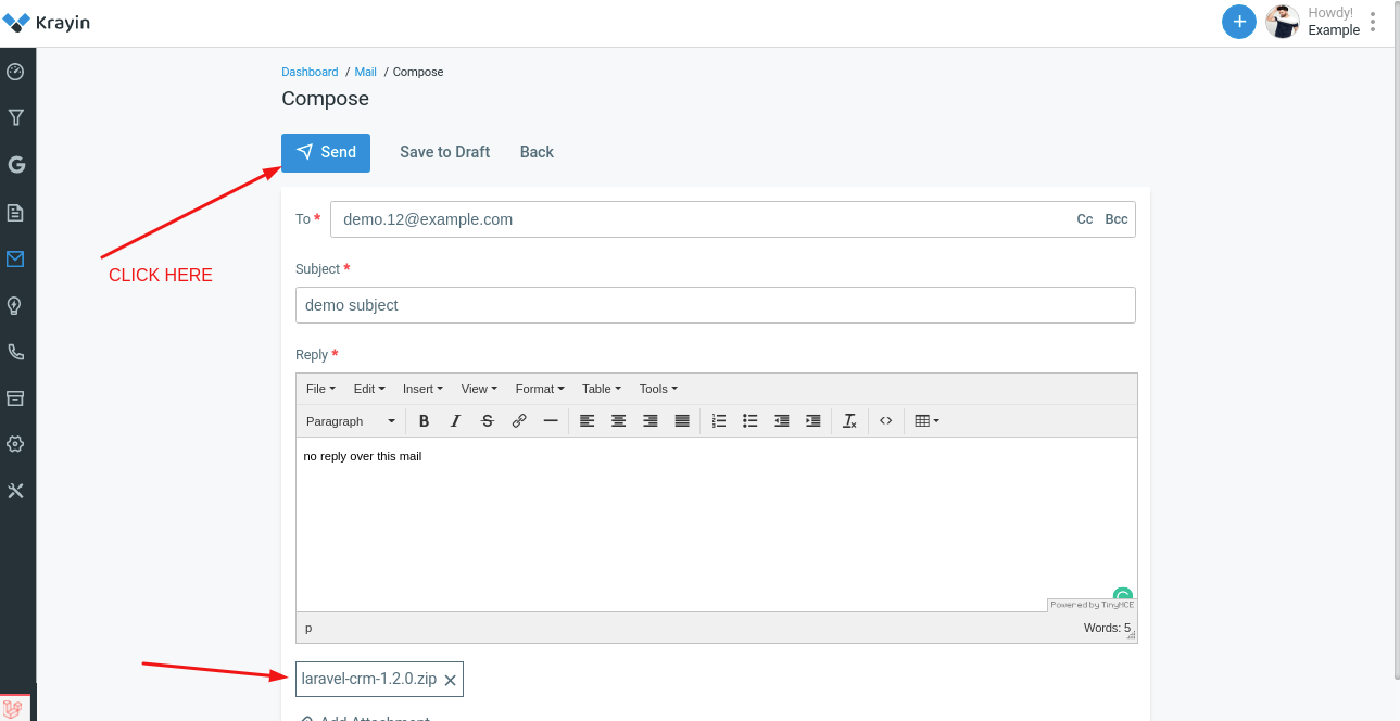 There should not be an exception if the user is attaching a zip file on mail. · Issue #740 ...