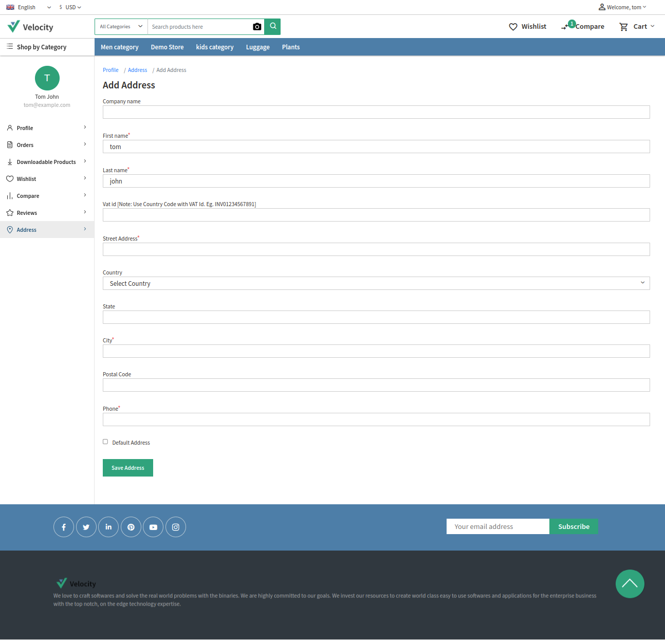 The address sequence should be correct on the checkout page · Issue ...