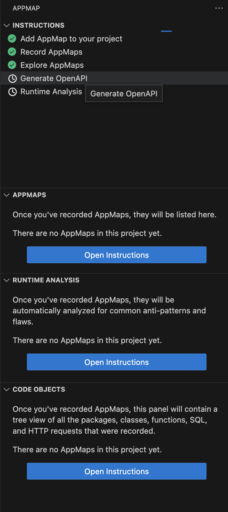 Appmap Views Prompt The User To Continue The Setup · Issue #708