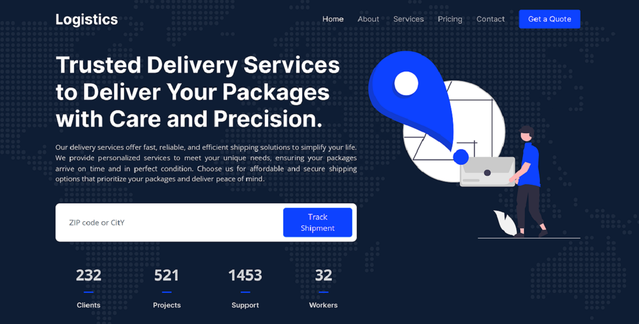 GitHub - vikaspandey18/logistics: # Logistics Simple and Basic Static ...