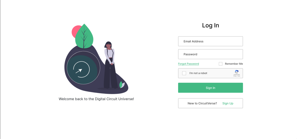 ui: login page revamp · Issue #3634 · CircuitVerse/CircuitVerse · GitHub