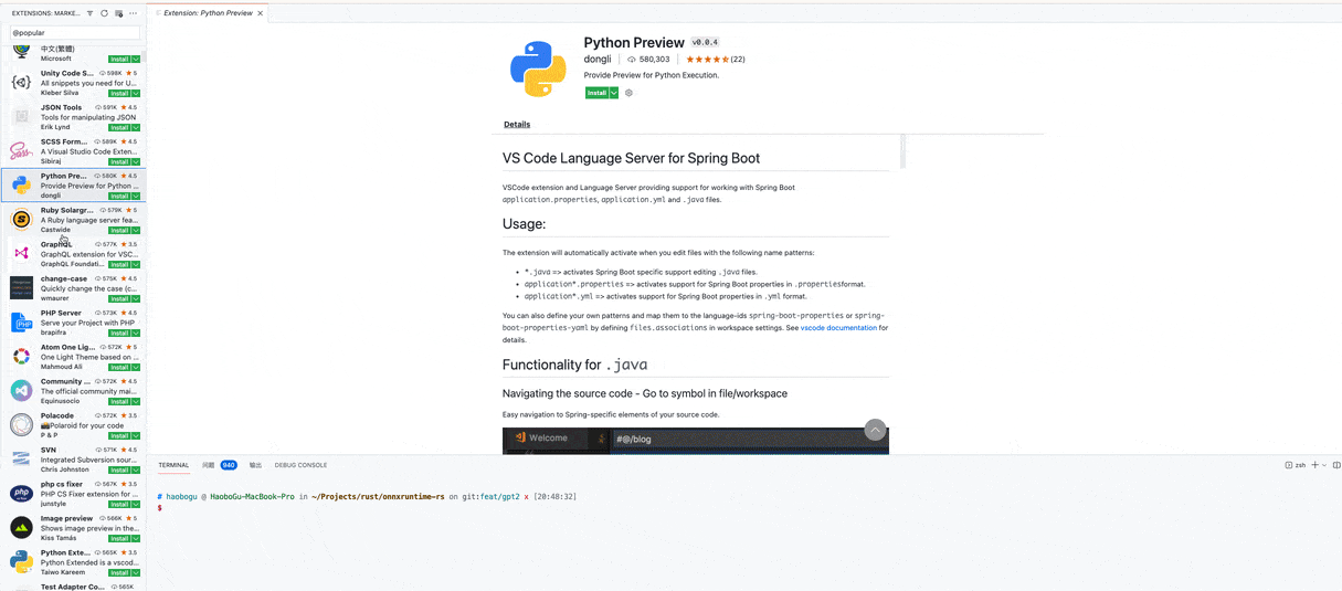 Duplicate Tabs In Extension Description · Issue 136334 · Microsoftvscode · Github