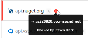 Blocking api.nuget.org breaks Visual Studio and dotnet CLI · Issue #1493 · StevenBlack/hosts ...