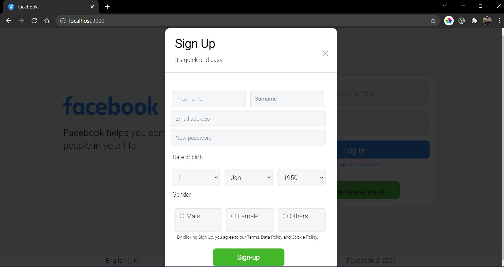GitHub - Sabareesh-Subramanian/Facebook-Clone: This repository holds the clone of Facebook.com ...