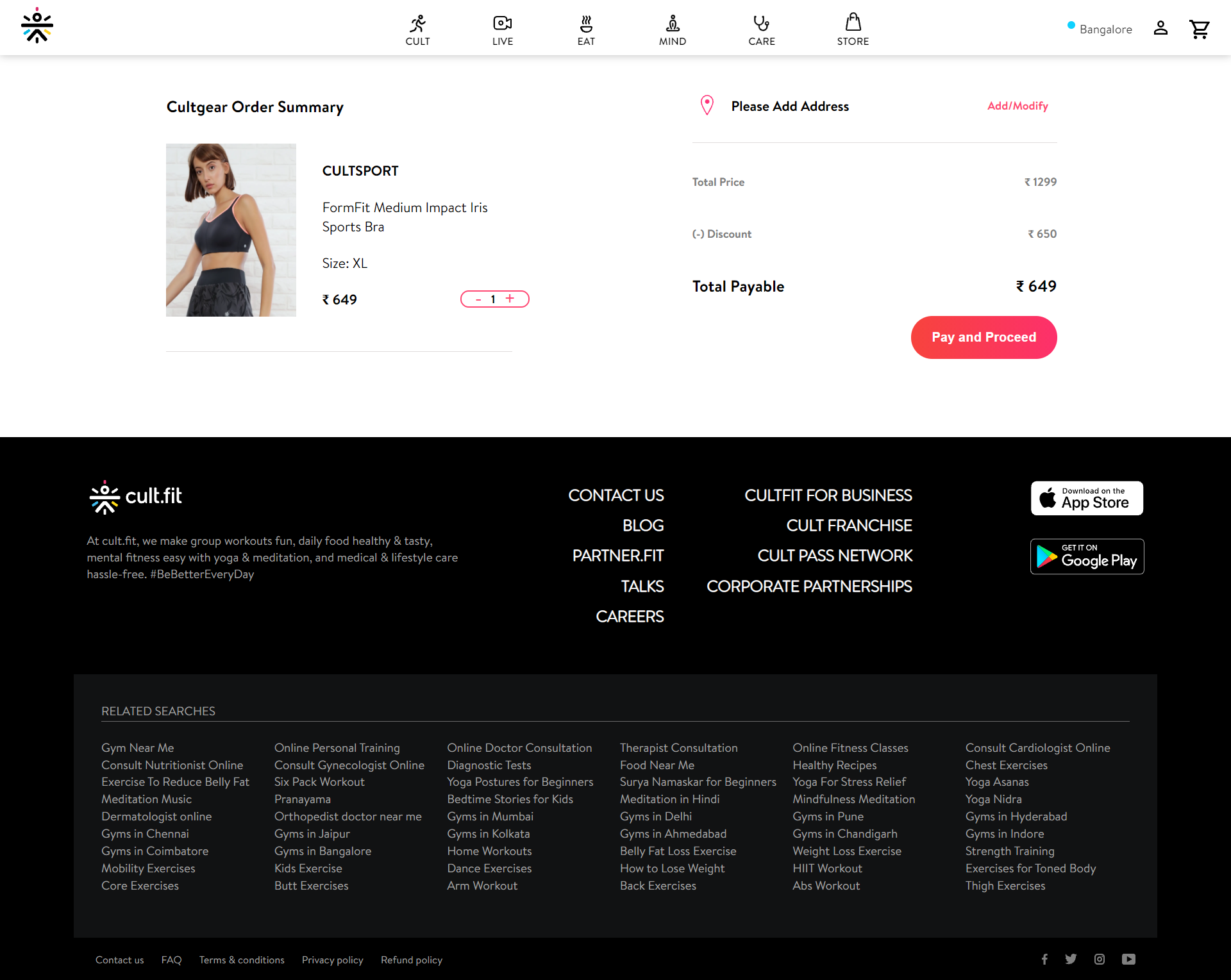 GitHub - msg-1/cultfit: Built clone of fitness web application using ...