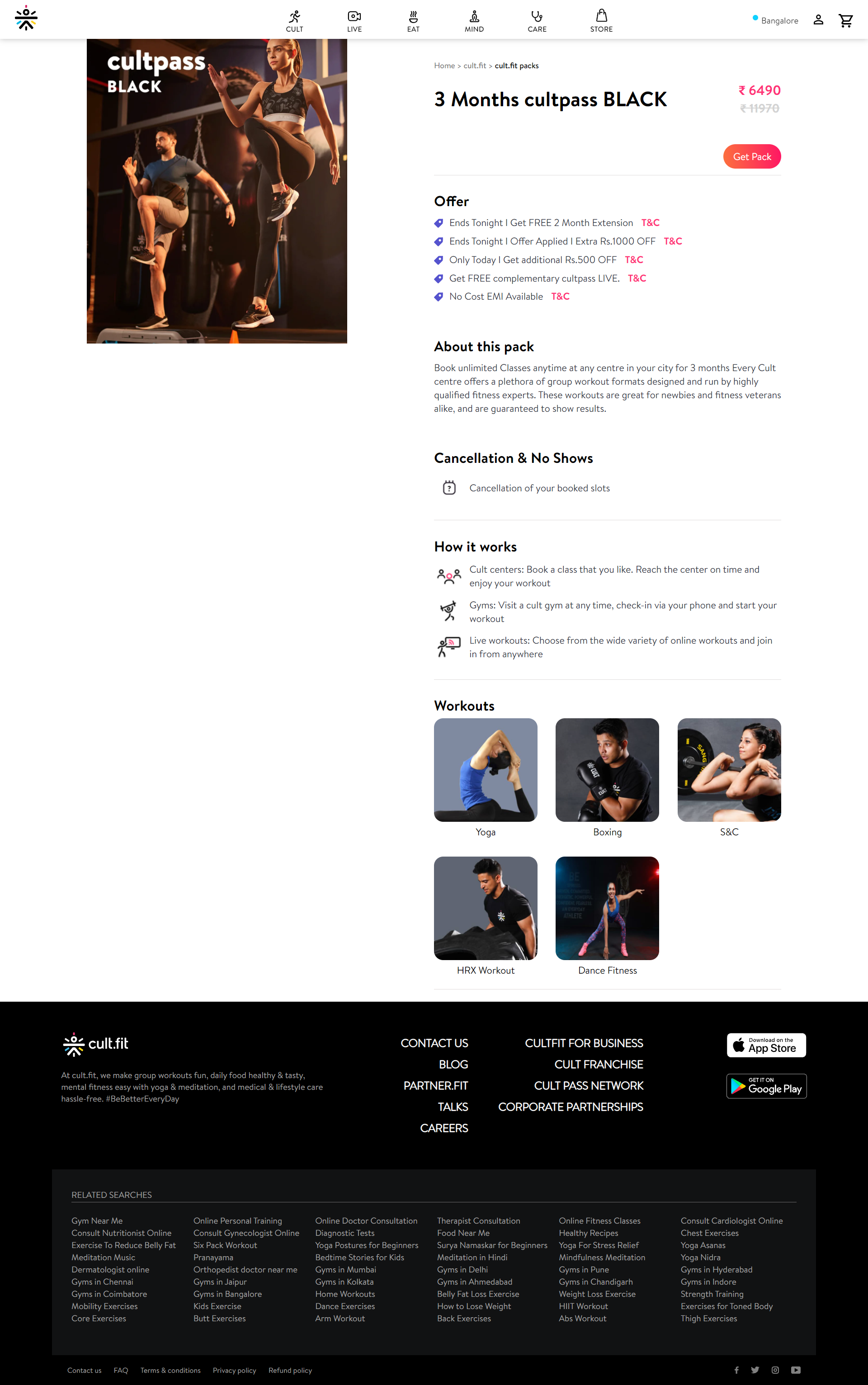 GitHub - msg-1/cultfit: Built clone of fitness web application using MERN stack as a part of ...