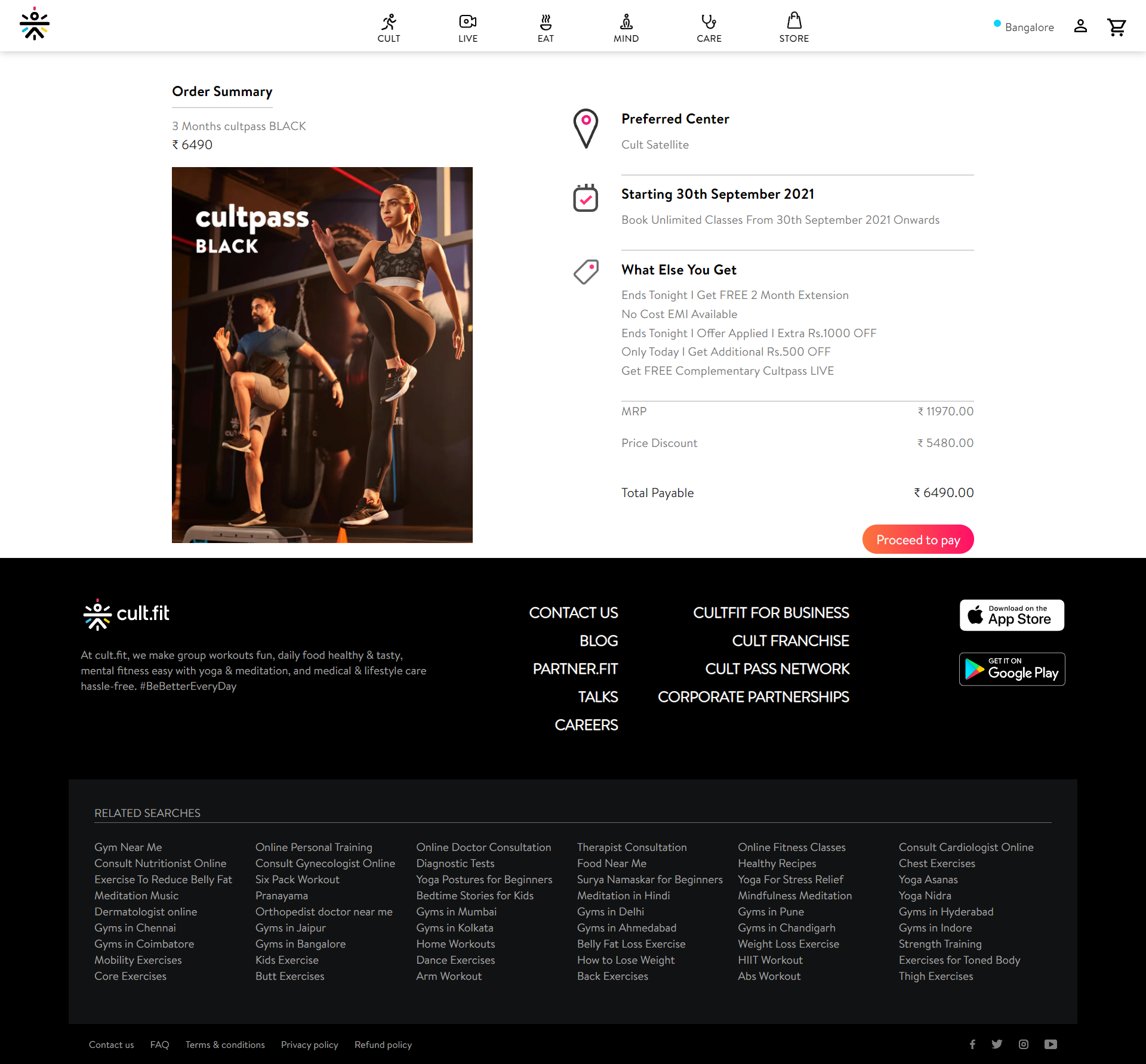 GitHub - msg-1/cultfit: Built clone of fitness web application using MERN stack as a part of ...