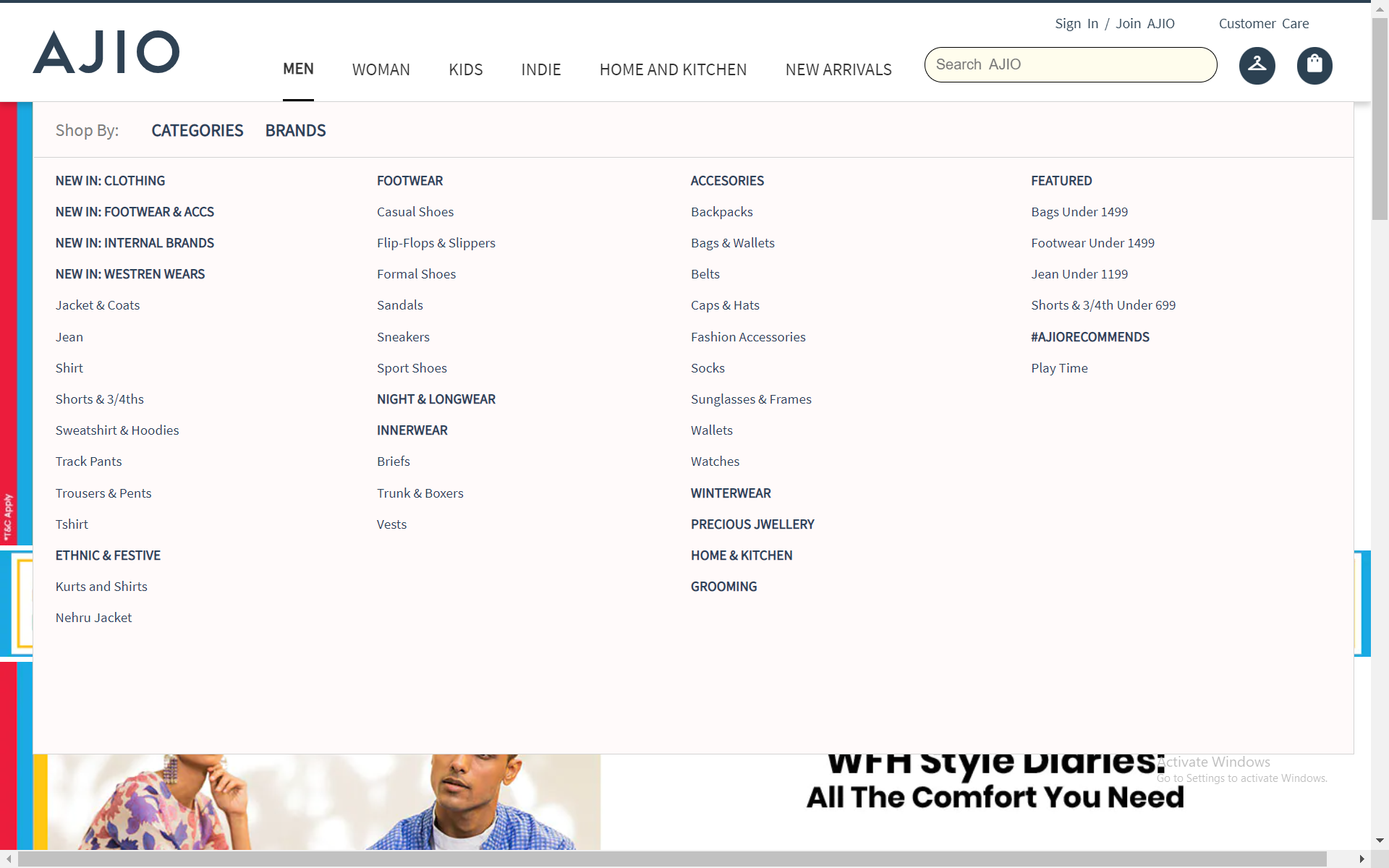 GitHub - himanshubisht31/Ajio_Clone: AJIO, an online shopping website ...