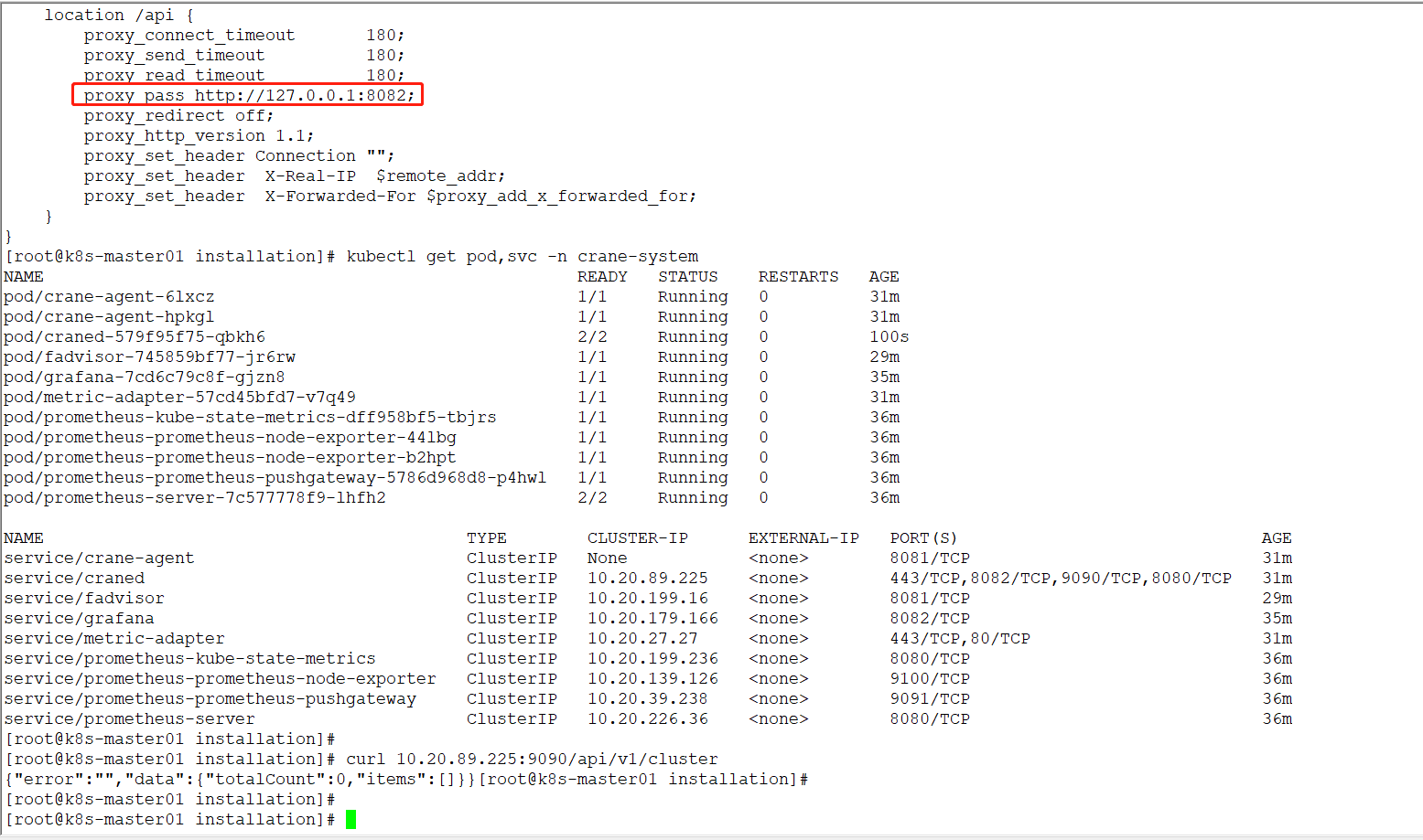 Request Crane Dashboard Service of Proxy Interface，Appear 502 Bad Gateway · Issue #791 · gocrane ...