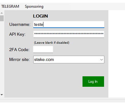 Github Gedelq Minigale Bot Para Aposta Automática Na Stake