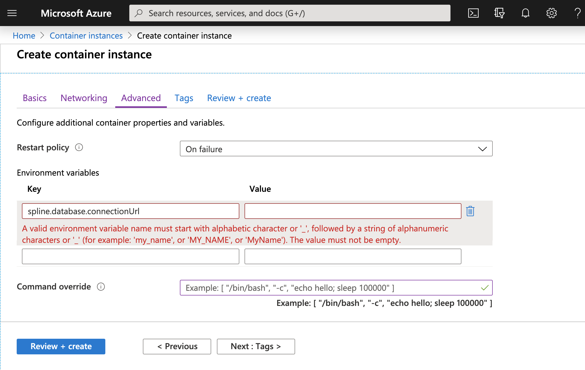 Azure does not allow environment variables with '.' separator · Issue #579 · AbsaOSS/spline · GitHub