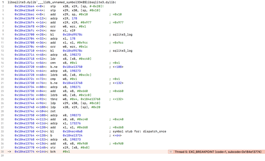 多线程运行cycript脚本会报BUG IN CLIENT OF sqlite3.dylib: illegal multi-threaded access to database ...