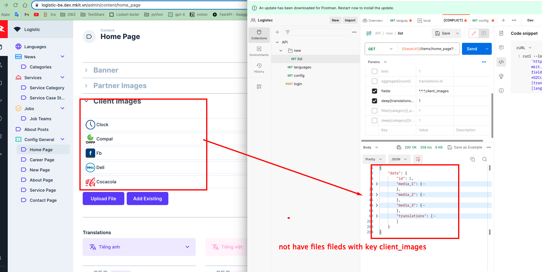 Rest Api Not Return Files Filed · Issue 19614 · Directus Directus · Github