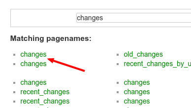 Namespace missing in pagename matches · Issue #2305 · dokuwiki/dokuwiki · GitHub