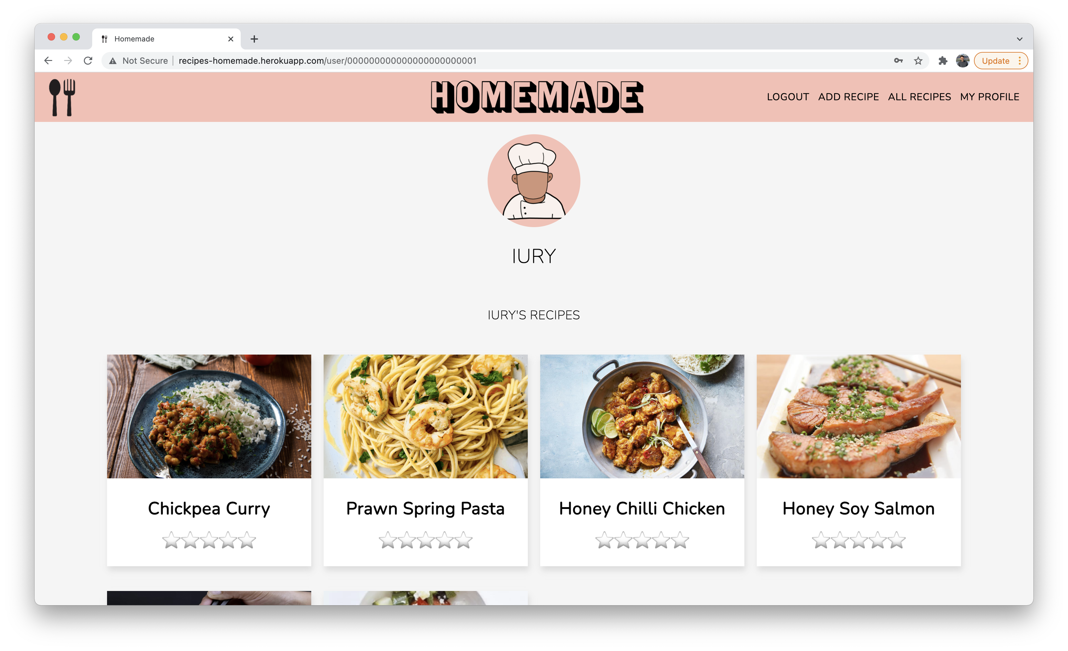 GitHub - iuryliberato/homemade-backend