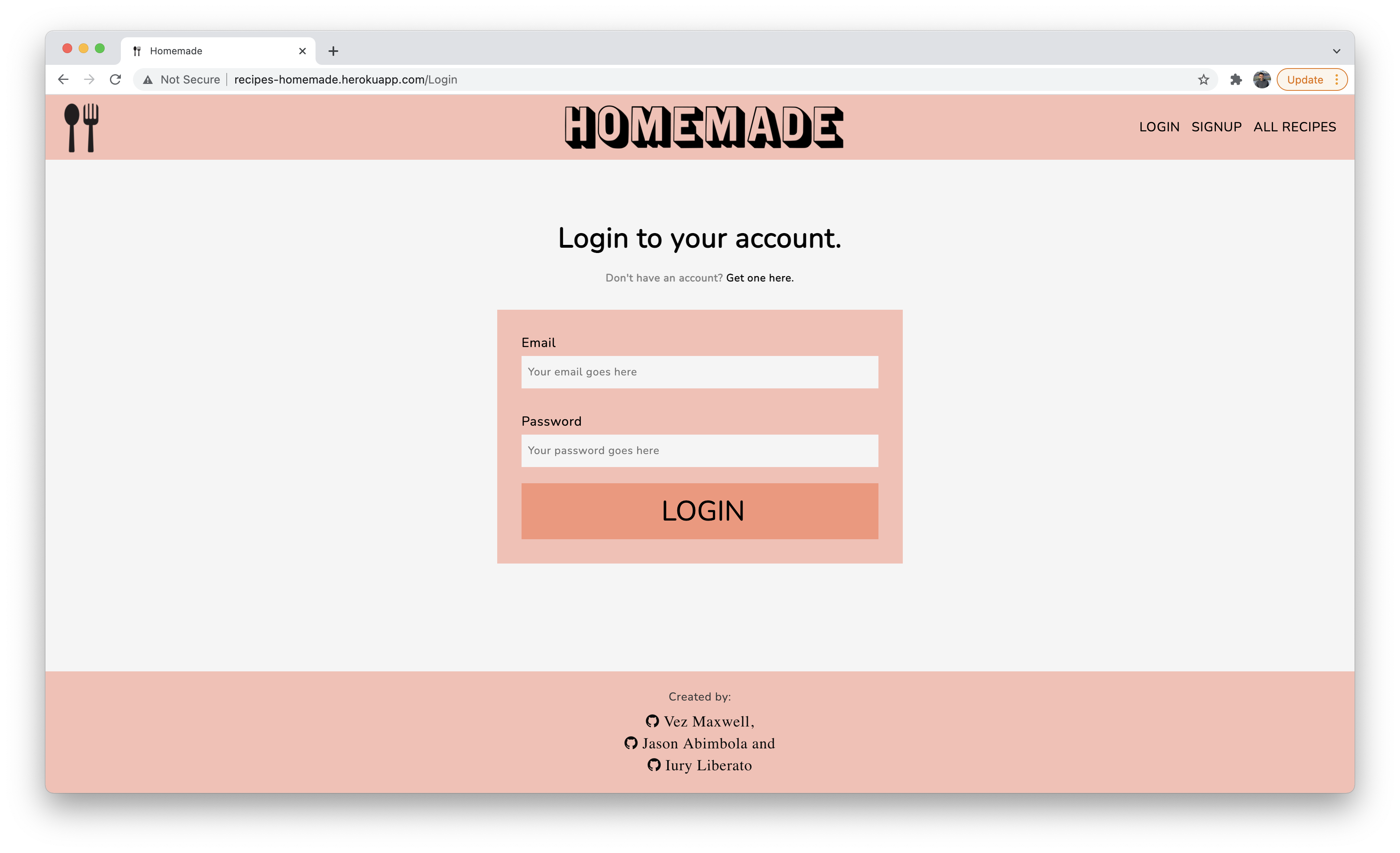 GitHub - iuryliberato/homemade-backend