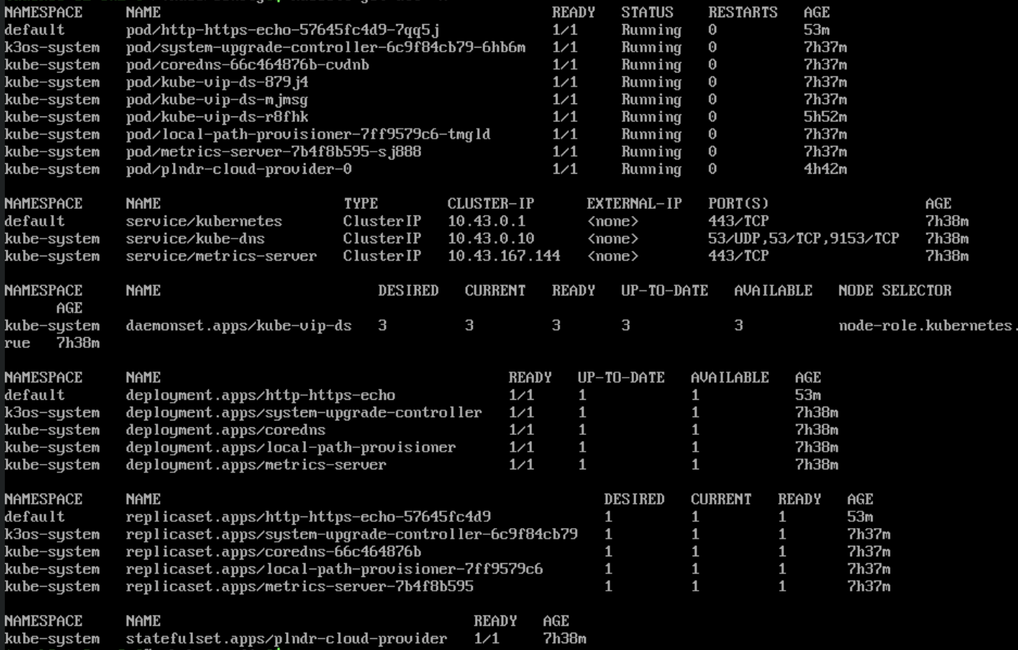 after delete last loadbalancer service, VIP has been deleted from all nodes · Issue #188 · kube ...