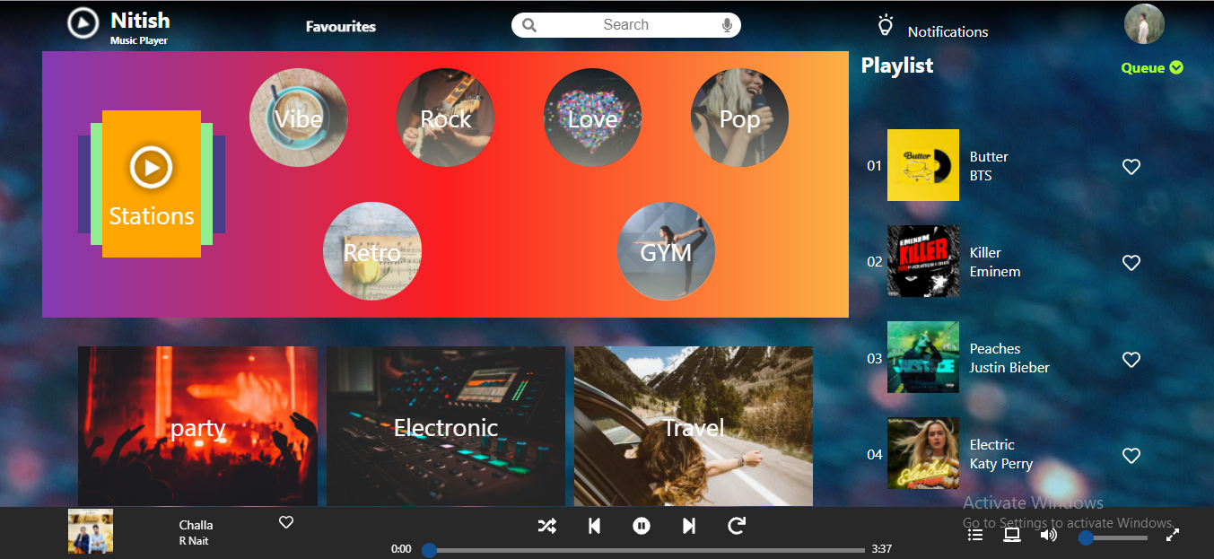 GitHub - nitish0712/Music-Player