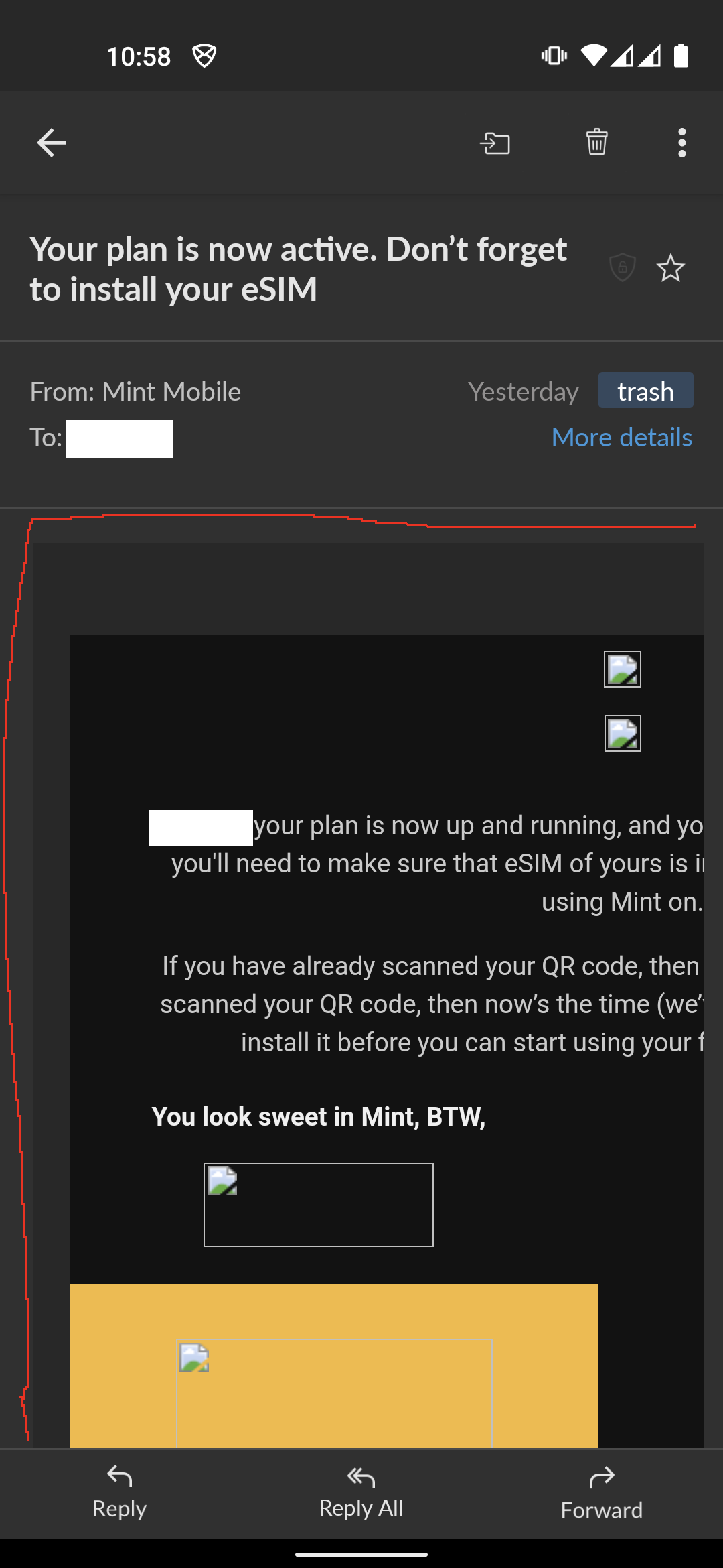 Some emails are not correctly formatted/resized when viewed in the ...