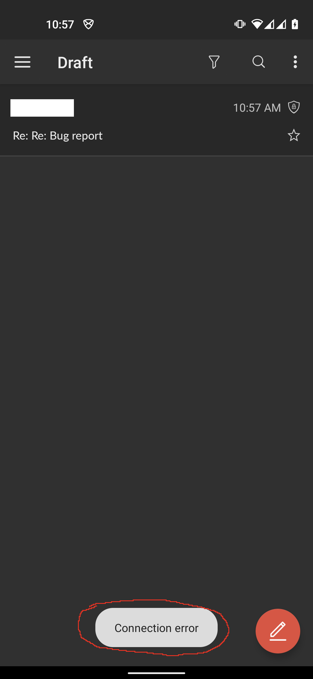 Connection Error When Attempting To Empty The Drafts Folder · Issue 388 · Ctemplarandroid · Github