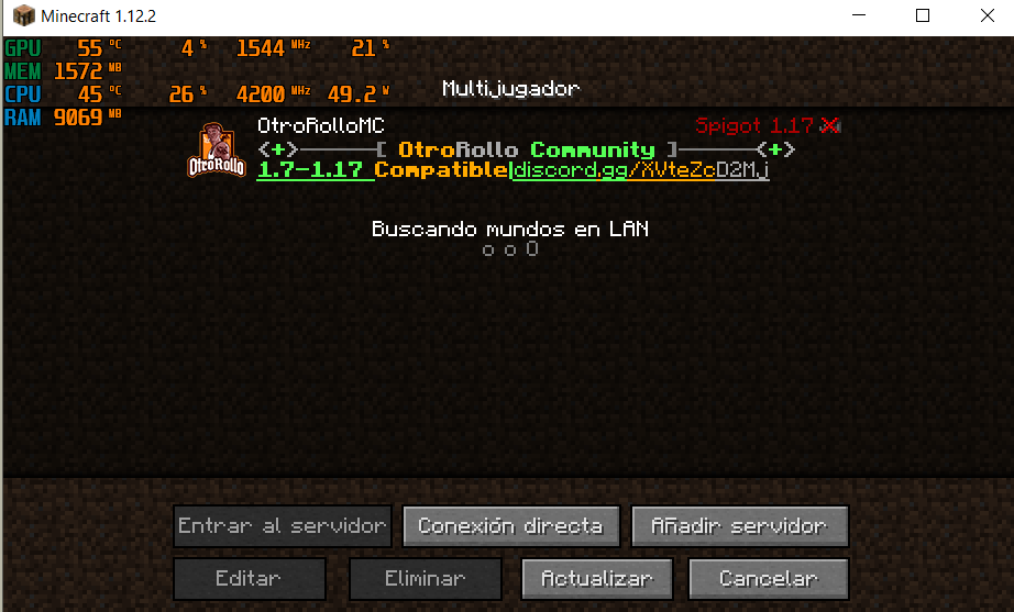 Issue with something, only 1.17 can enter the server on 1.17 version, There is no error in ...