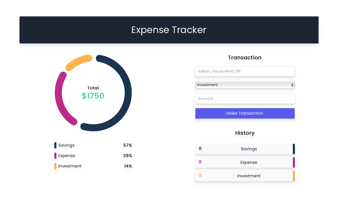 GitHub - carolinepedasil/Expense-Tracker: [Node.js / React] Expense Tracker (Controle de ...