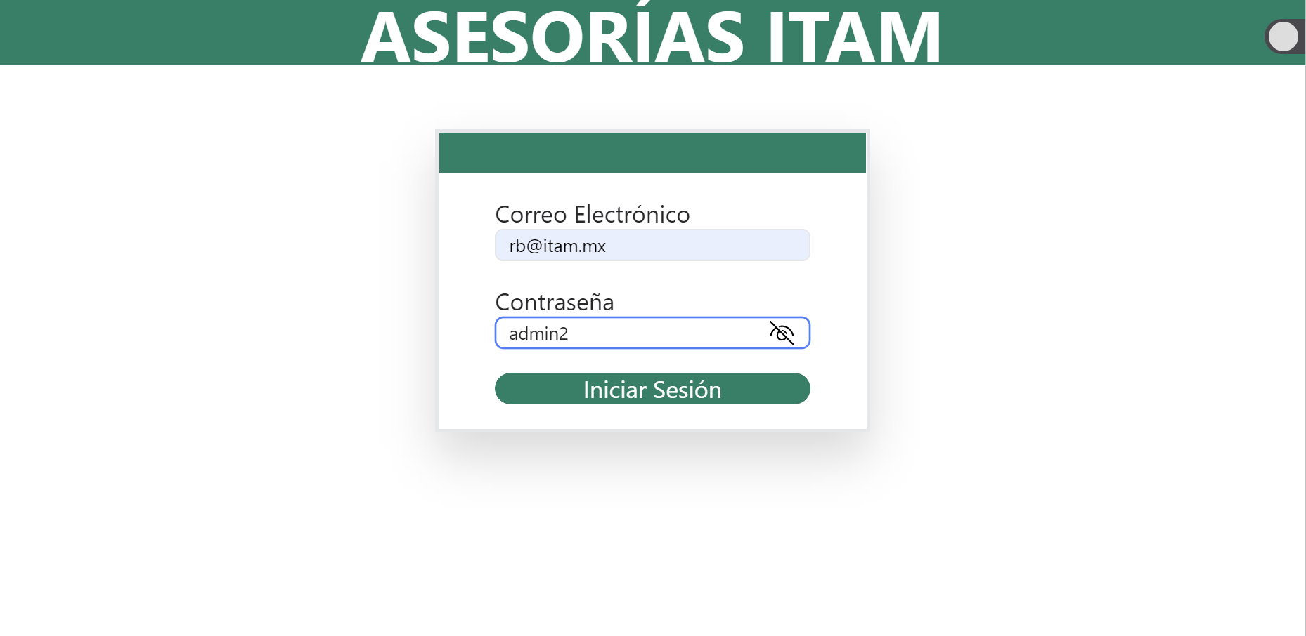 GitHub - Asesorias-ITAM/Client