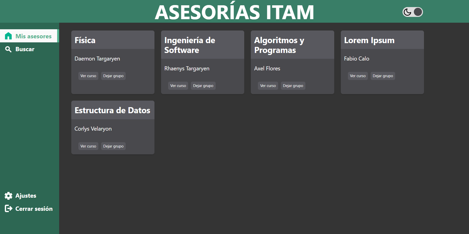 GitHub - Asesorias-ITAM/Client