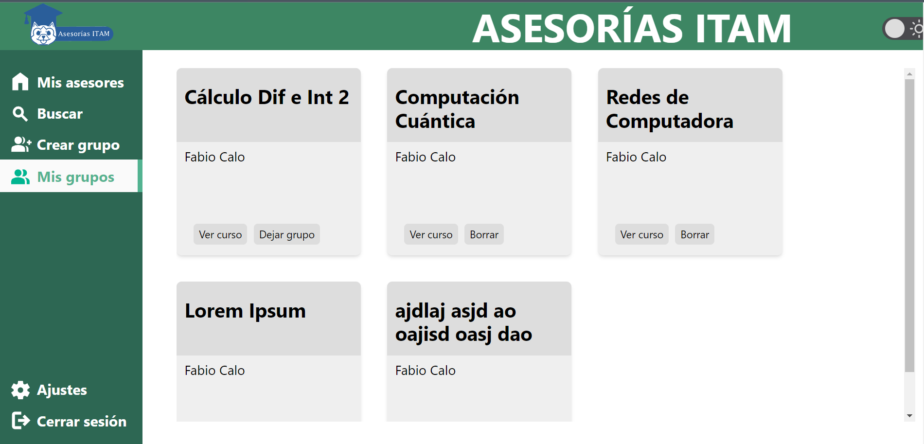 GitHub - Asesorias-ITAM/Client