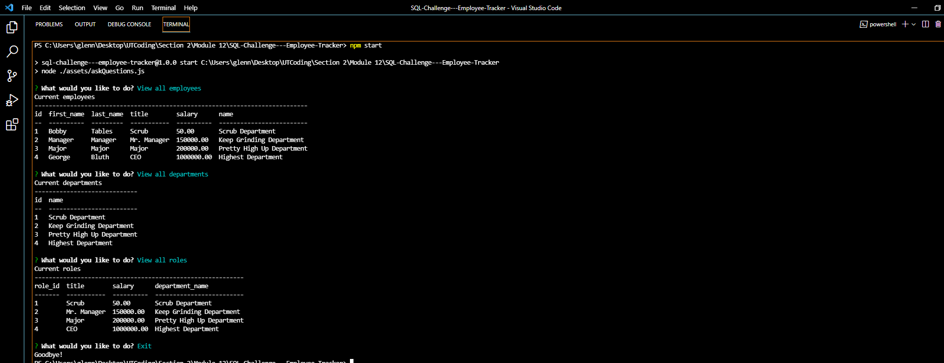 GitHub - ggamb/SQL-Employee-Tracker