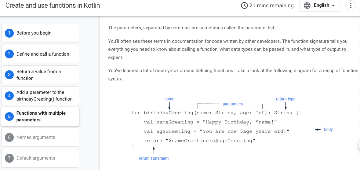Functions in Kotlin: Android Basics with Compose · Issue #89 · google-developer-training/basic ...