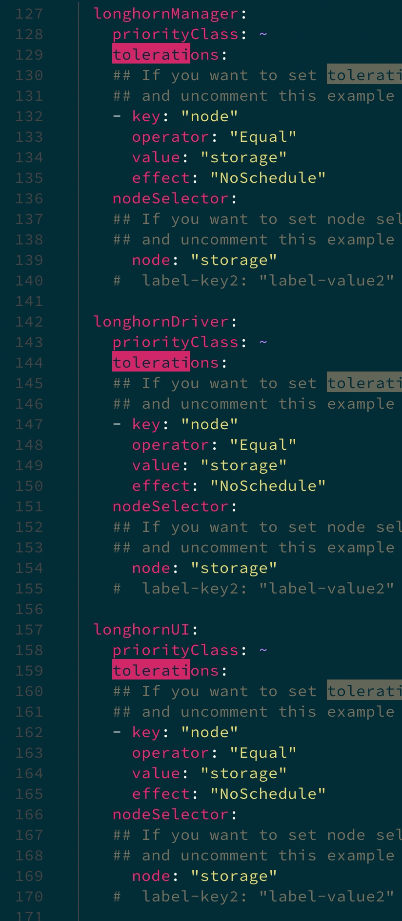 [BUG] Some components (mostly CSI) are not respecting taints and tolerations configuration ...