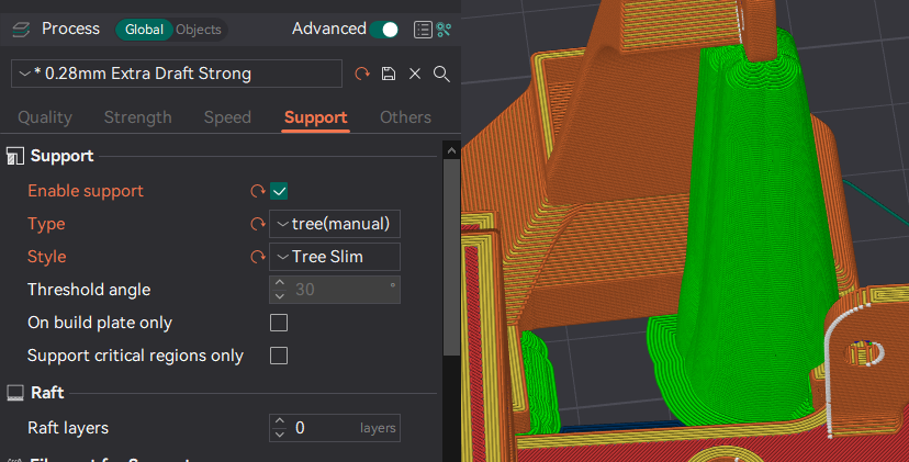 Slim tree supports not working correctly · Issue #1839 · SoftFever/OrcaSlicer · GitHub