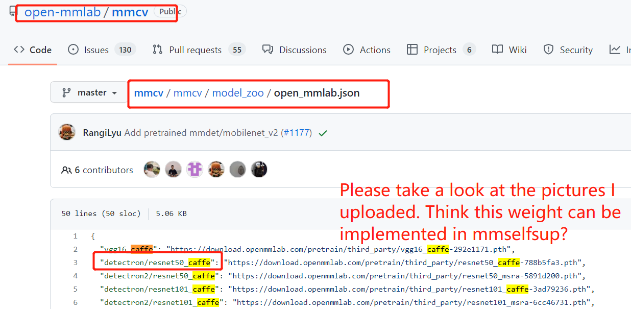 How to use mmslfesup to train resnet50 caffe pre-training weights in mmdetection · Issue #546 ...