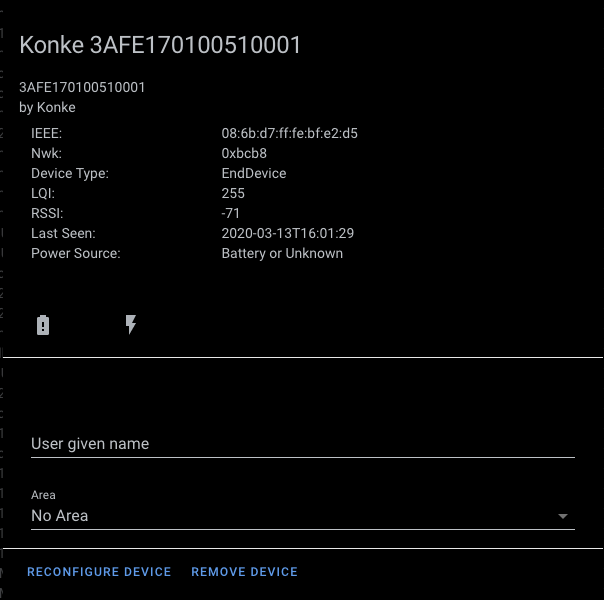 Konke Multi Function Button - Battery unknown - No zha_events generated · Issue #300 · zigpy/zha ...