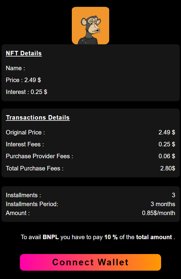 GitHub - SugamKuber/bnpl: buy now pay later Dapp