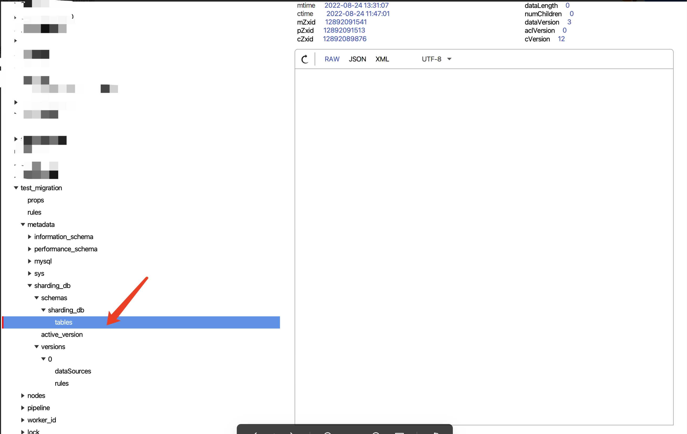 NPE: when execute `MIGRATE TABLE source_ds.t_order INTO sharding_db.t_order;` , `select * from ...