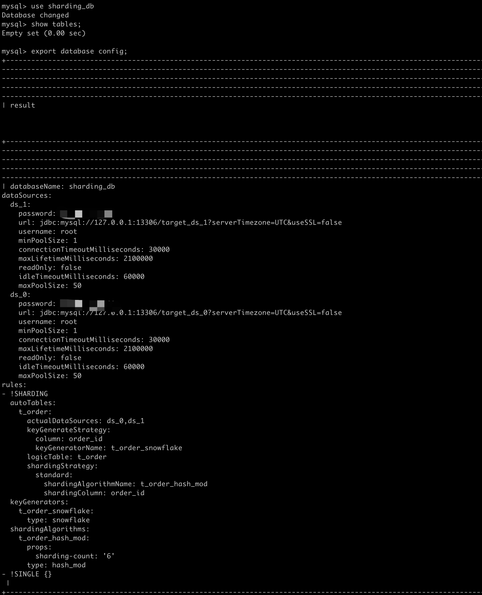 NPE: when execute `MIGRATE TABLE source_ds.t_order INTO sharding_db.t_order;` , `select * from ...