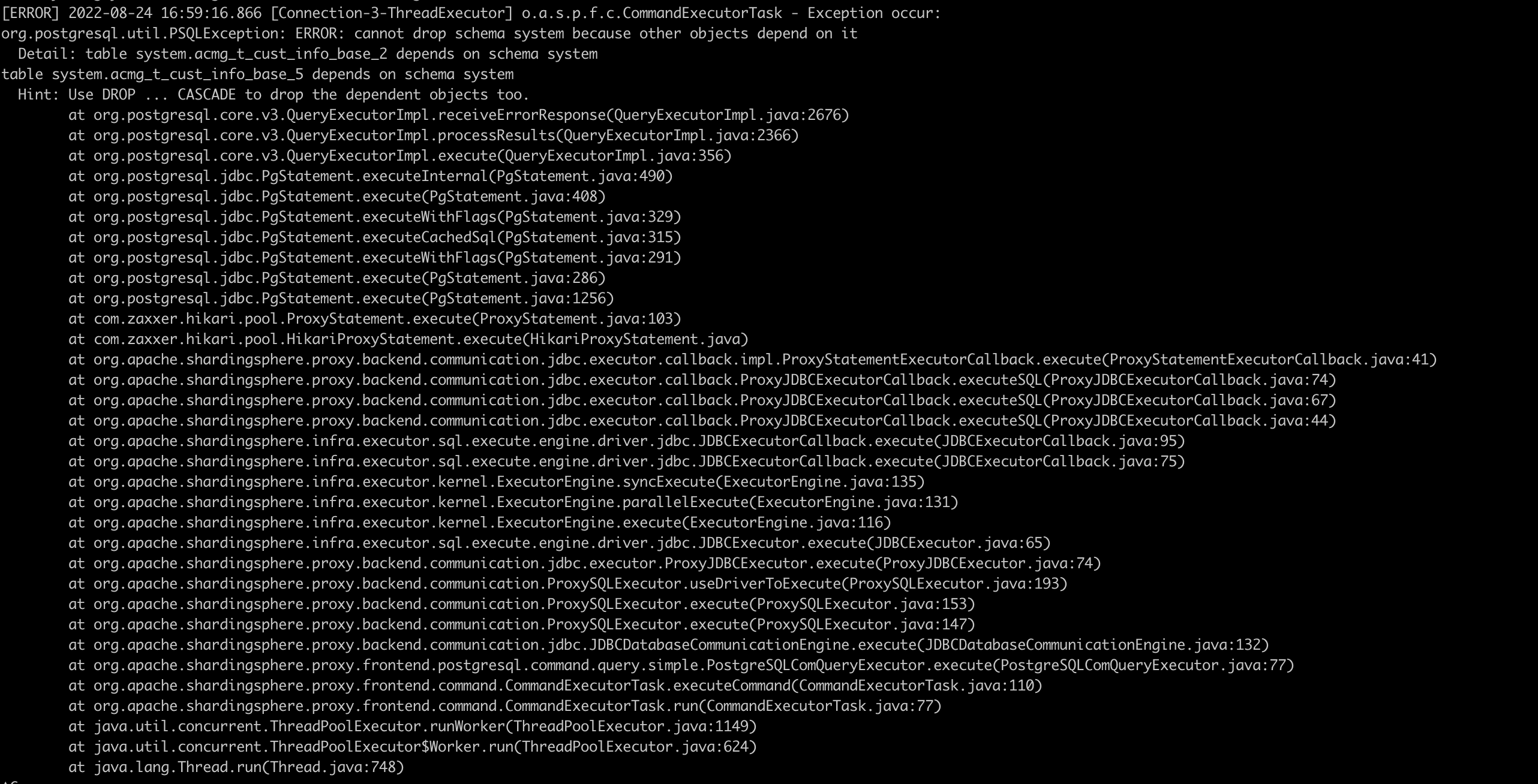 Sometimes `schema` in proxy case sensitive,sometimes `schema` in proxy not case sensitive ...
