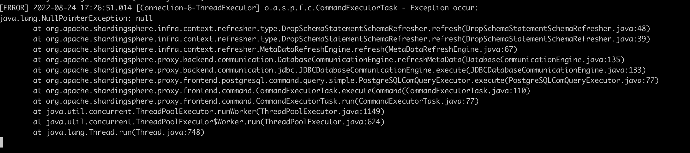 Sometimes `schema` in proxy case sensitive,sometimes `schema` in proxy not case sensitive ...