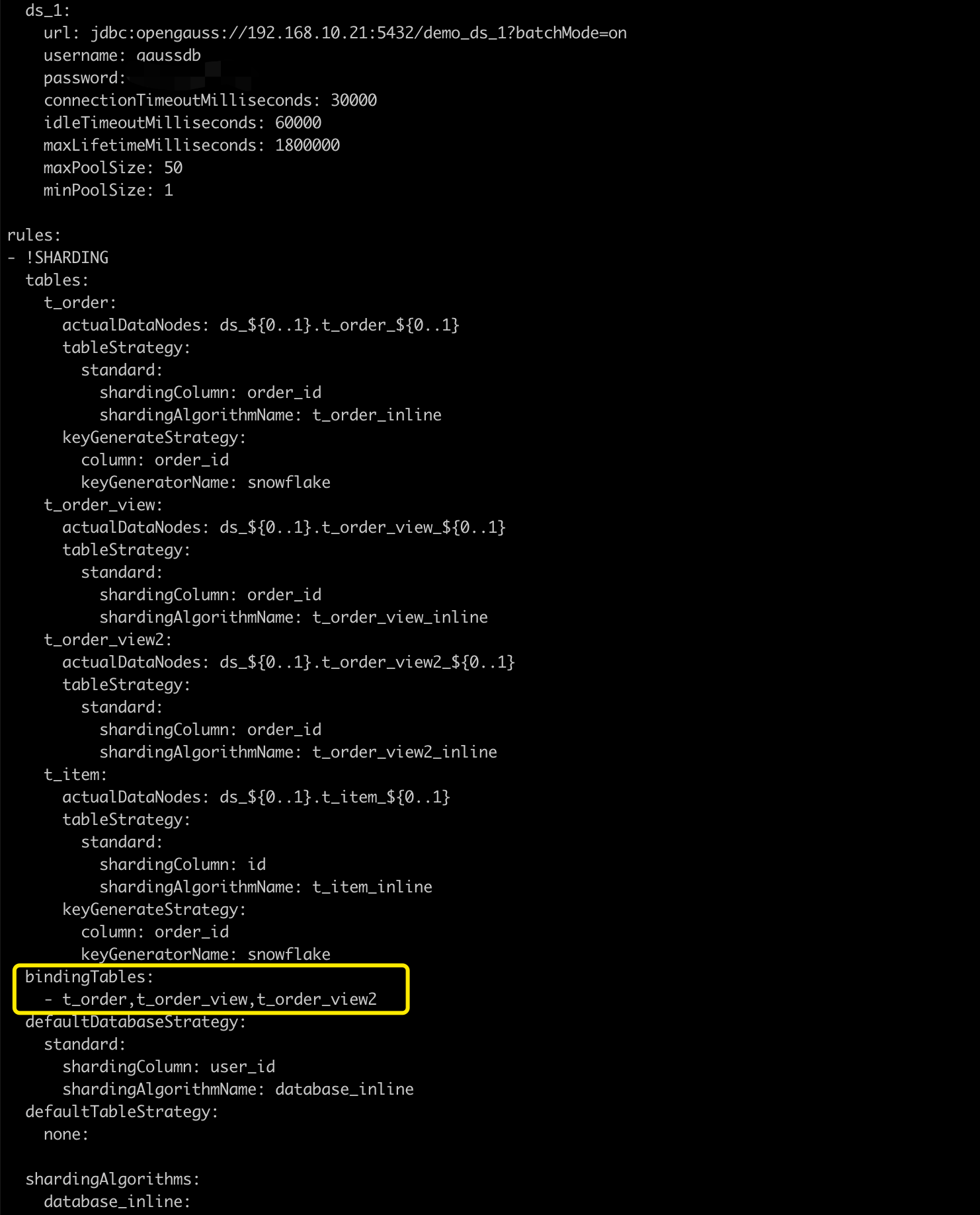 With binding table configuration ，Failed to start proxy，“Invalid binding table configuration in ...